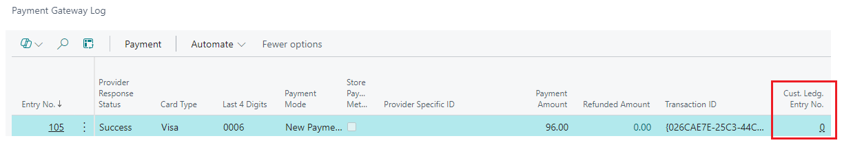 Clever Dynamics - Payment Gateway Log